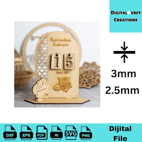 Ramadan Dxf Files - Etsy