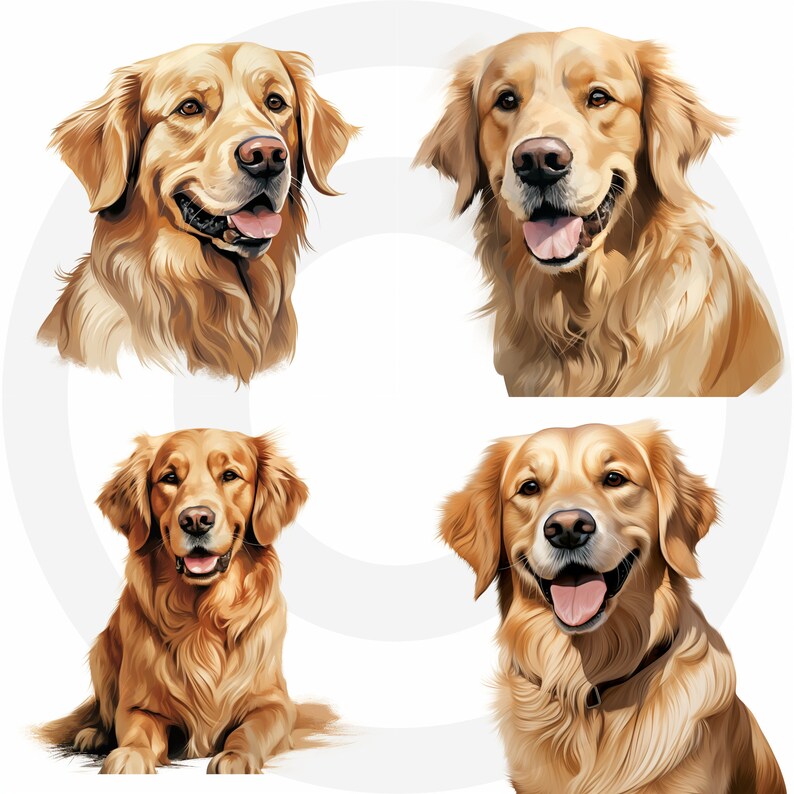 Dog Clipart 490 Images, Watercolor, Watercolor, Dog Breeds, Digital ...