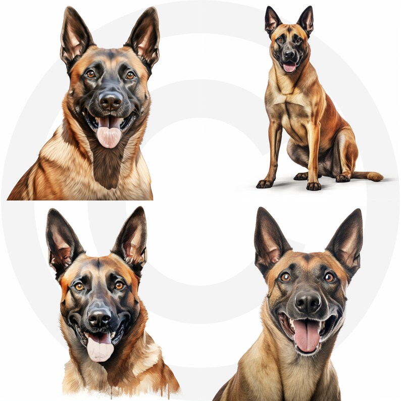 Dog Clipart 490 Images, Watercolor, Watercolor, Dog Breeds, Digital ...