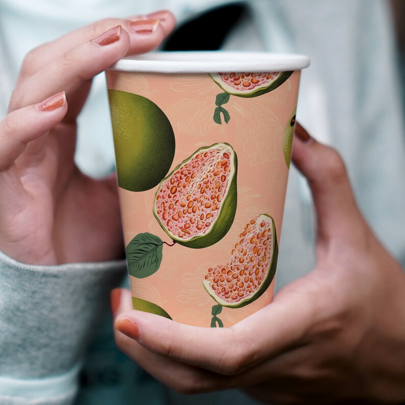 DIGITAL Download, Guava Summer Seamless Pattern, Repeat Pattern, Spring ...