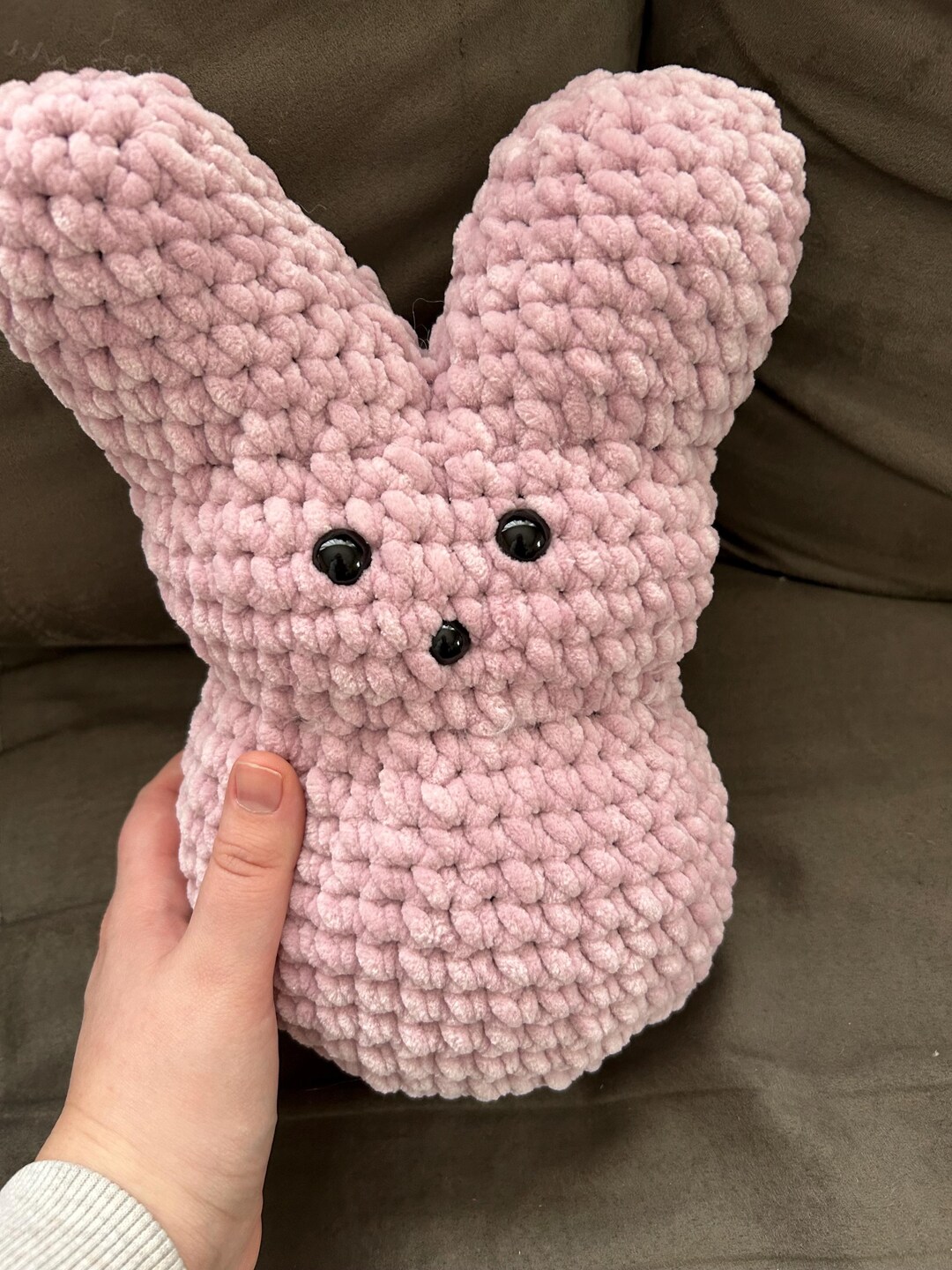 JUMBO Handmade Crochet Peep: Custom Color Available - Etsy