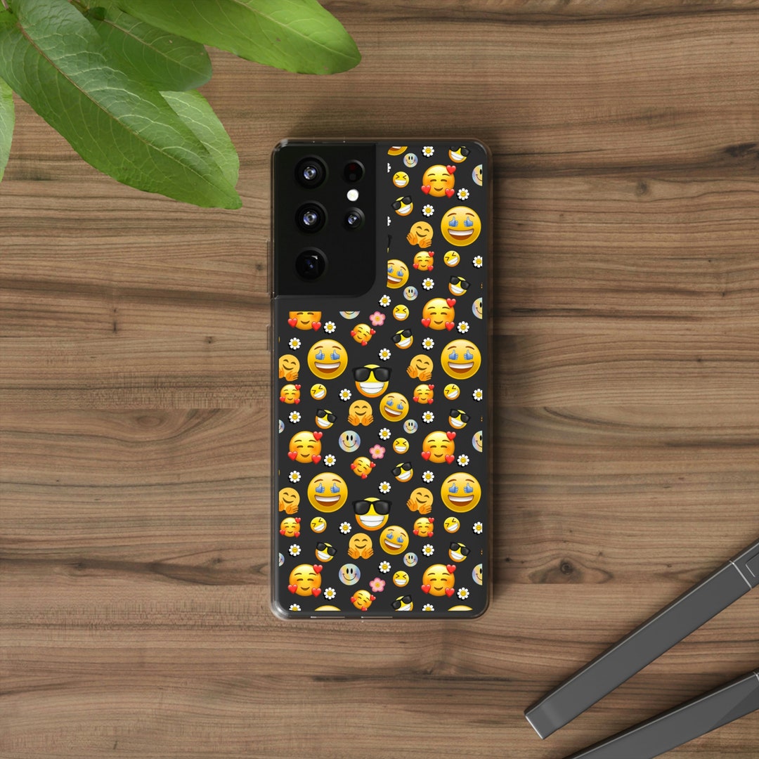 Express Yourself With Emojis - Clear Phone Case for Samsung S21 Series ...
