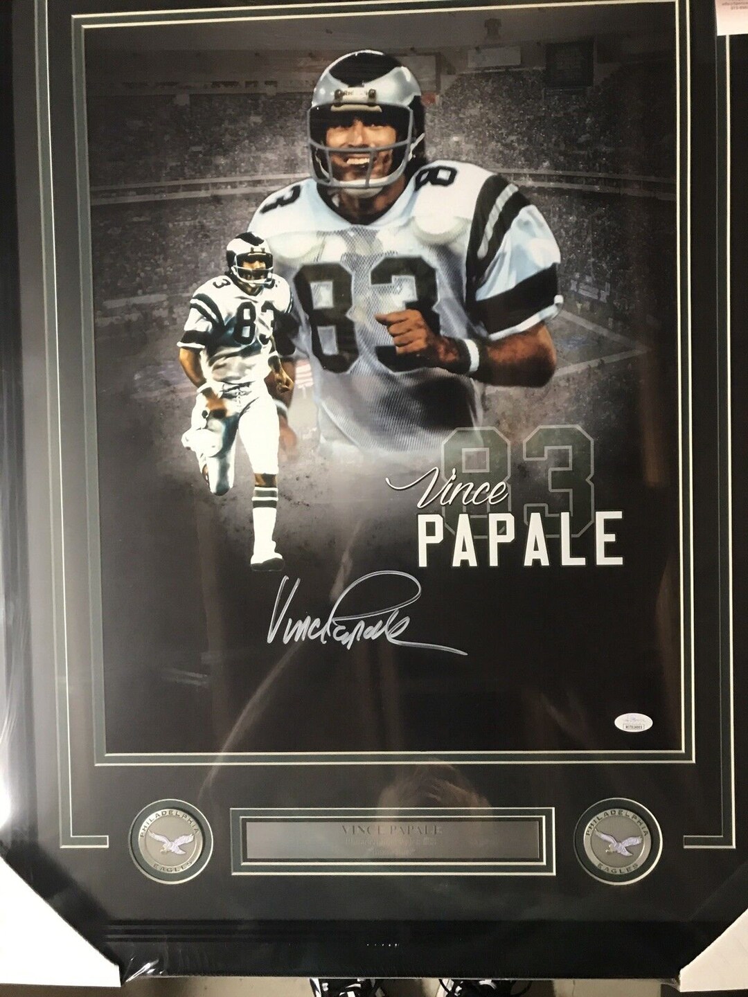 Vince Papale Autograph Signed Philadelphia Eagles 16x20 Photo Framed ...