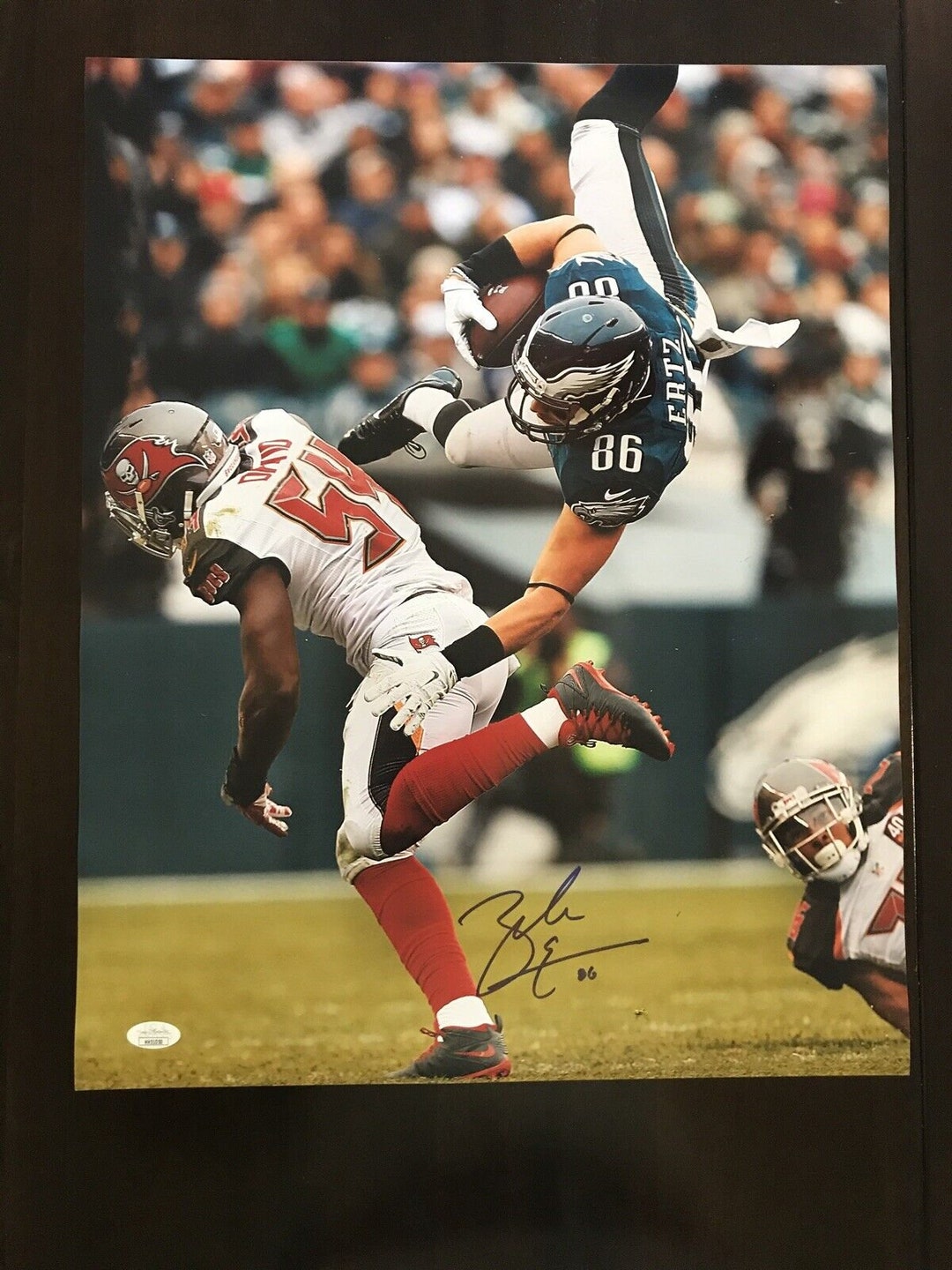 Zach Ertz Philadelphia Eagles Autograph Signed 16x20 Photo JSA - Etsy