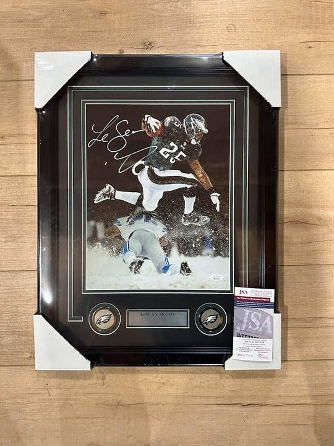 Lesean Mccoy Signed Autographed Philadelphia Eagles 11x14 Photo Framed ...