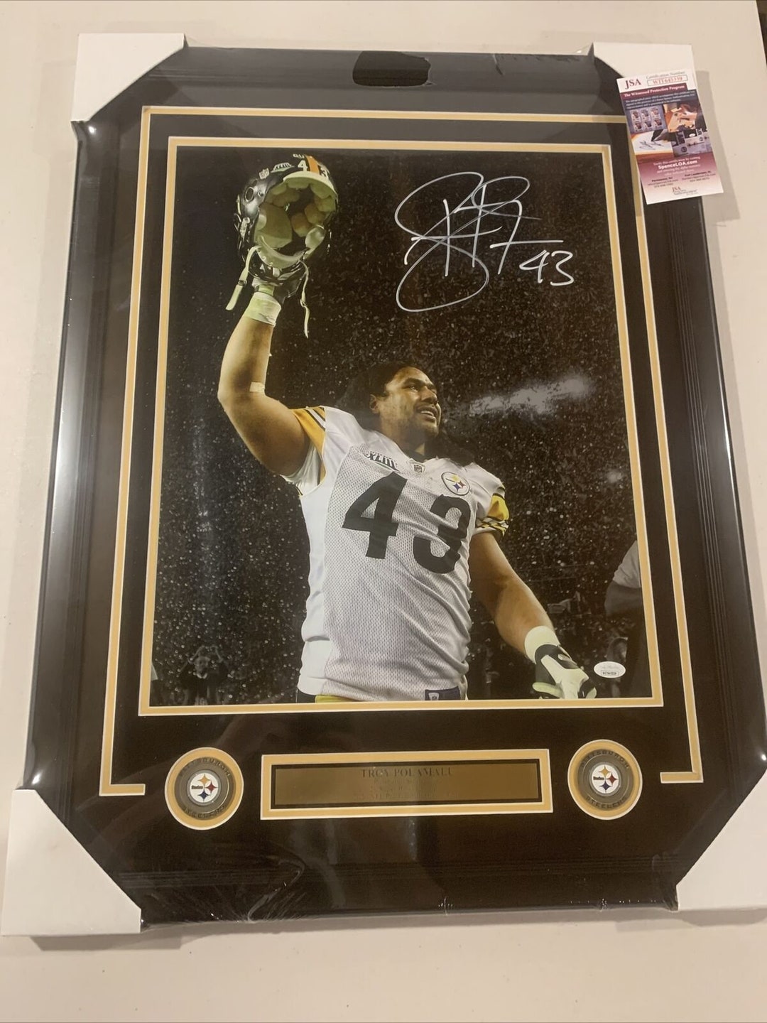 Troy Polamalu Autograph Signed Pittsburgh Steelers 16x20 Photo Signed ...