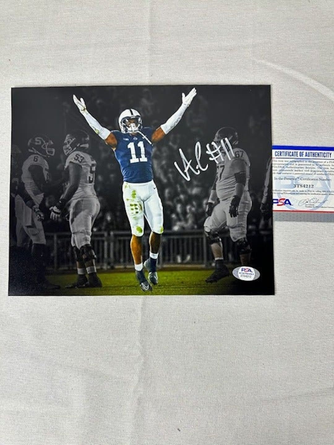 Abdul Carter Signed Autographed Penn State Nittany Lions 8x10 Photo PSA ...