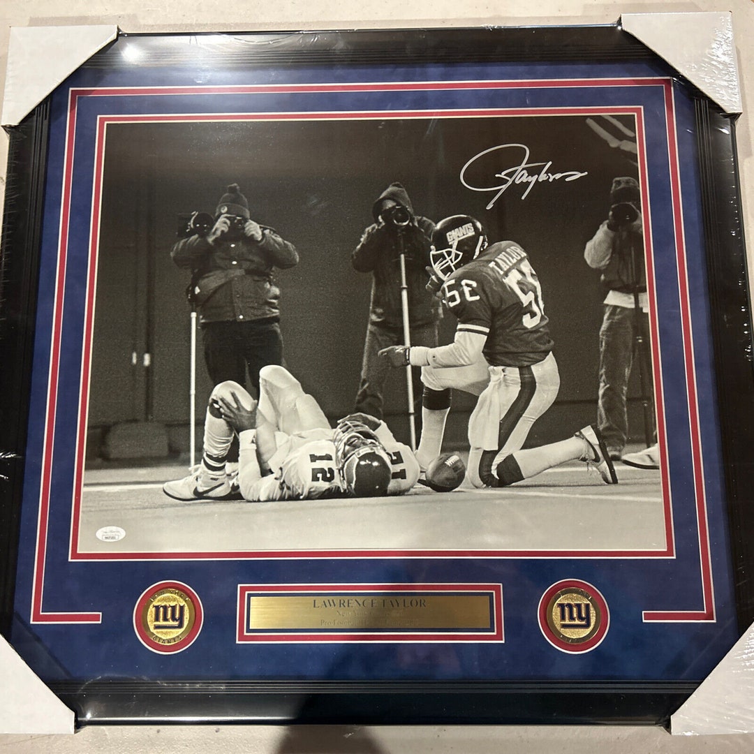 Lawrence Taylor Autograph Signed New York Giants 16x20 Photo Framed JSA ...