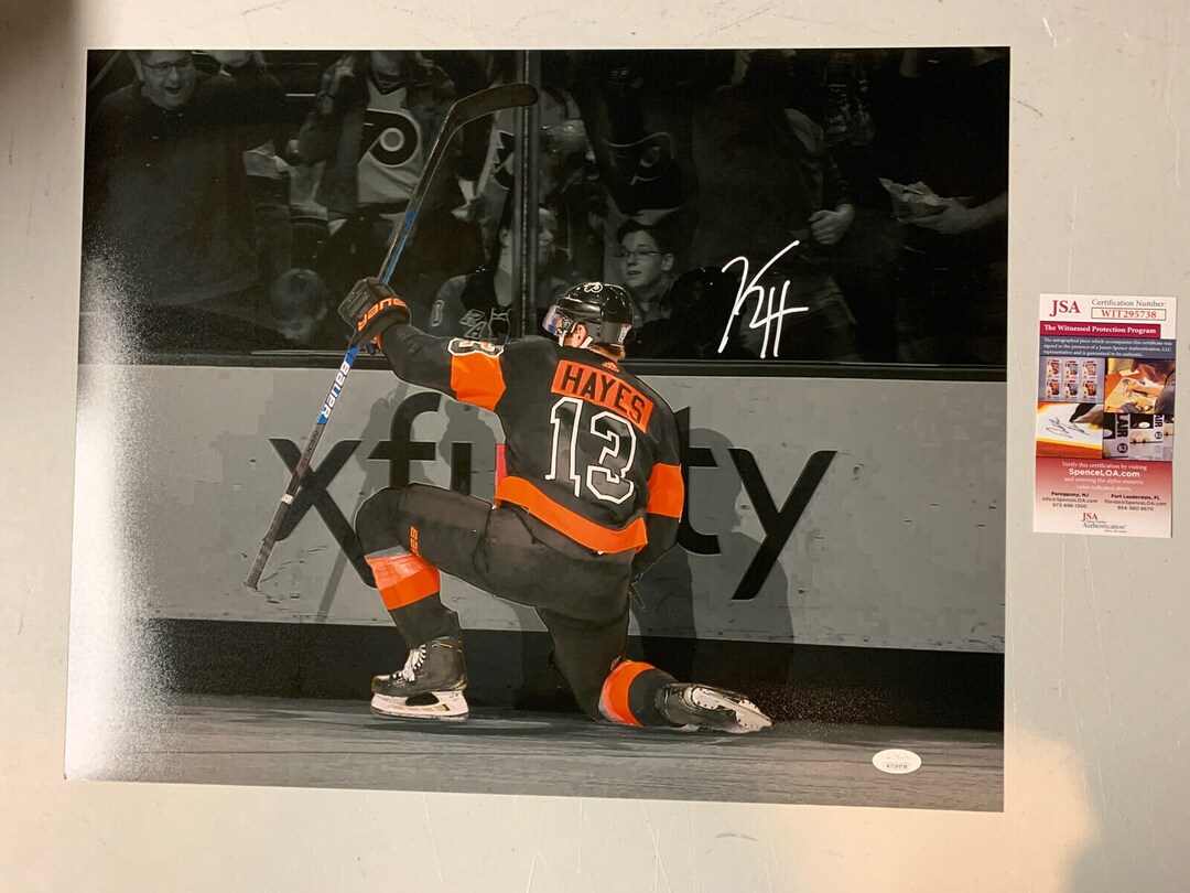 Kevin Hayes Autograph Signed Philadelphia Flyers 16x20 Spotlight Photo ...