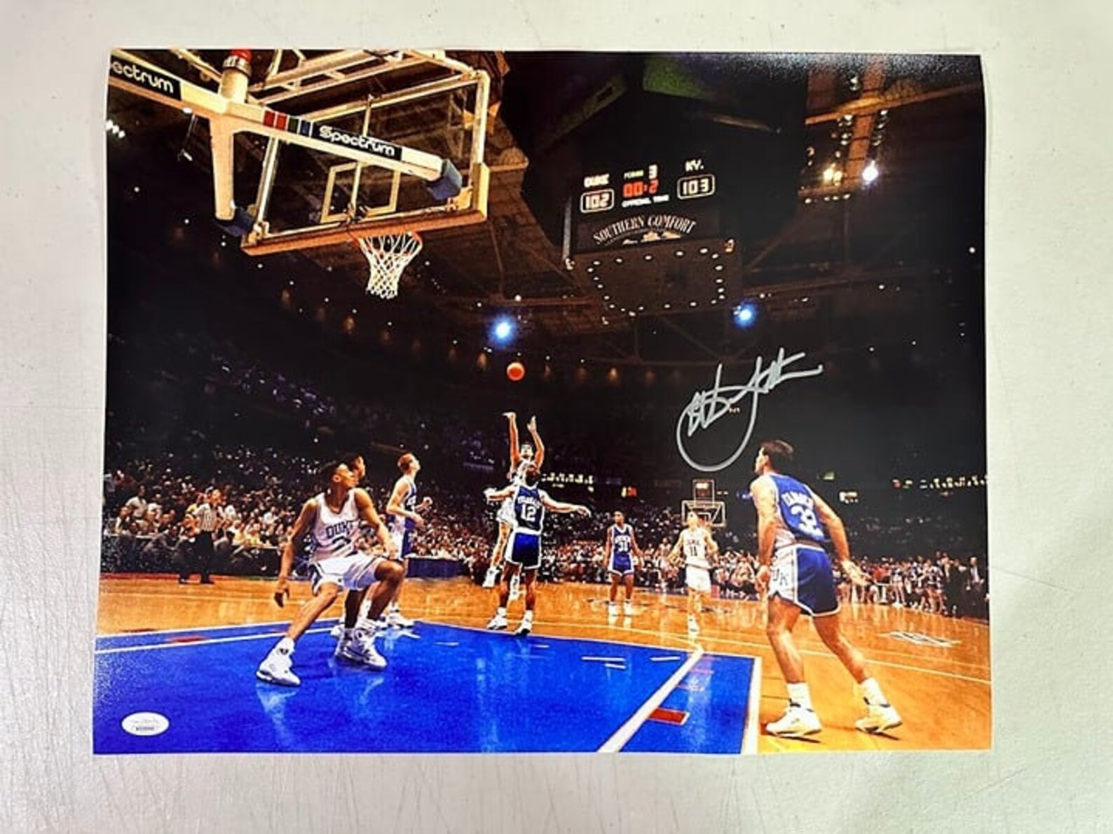Christian Laettner Signed Autographed Duke Blue Devils 16x20 Photo JSA ...
