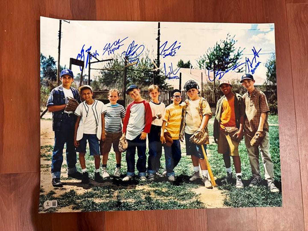 The Sandlot Movie Cast Signed Autographed 16x20 Photo 7 Signatures ...