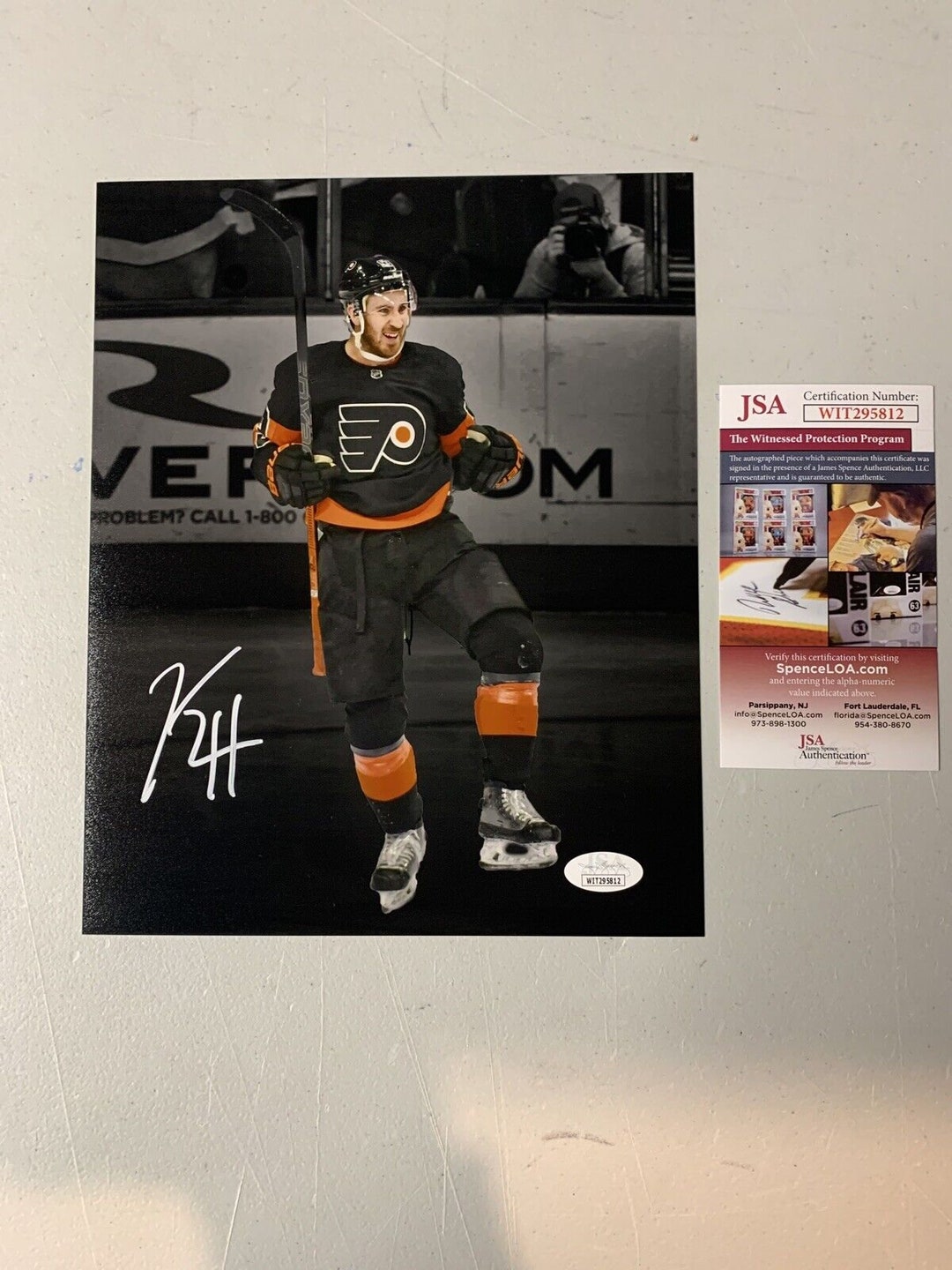 Kevin Hayes Autograph Signed Philadelphia Flyers Spotlight 8x10 Photo ...