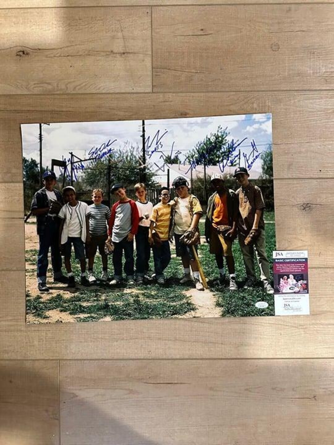 The Sandlot Autograph Signed 8 Cast Members Inscribed 16x20 Photo JSA ...