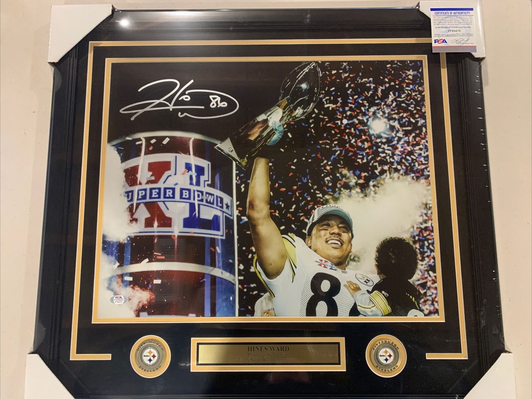 Hines Ward Autograph Signed Pittsburgh Steelers 16x20 Super Bowl XL ...