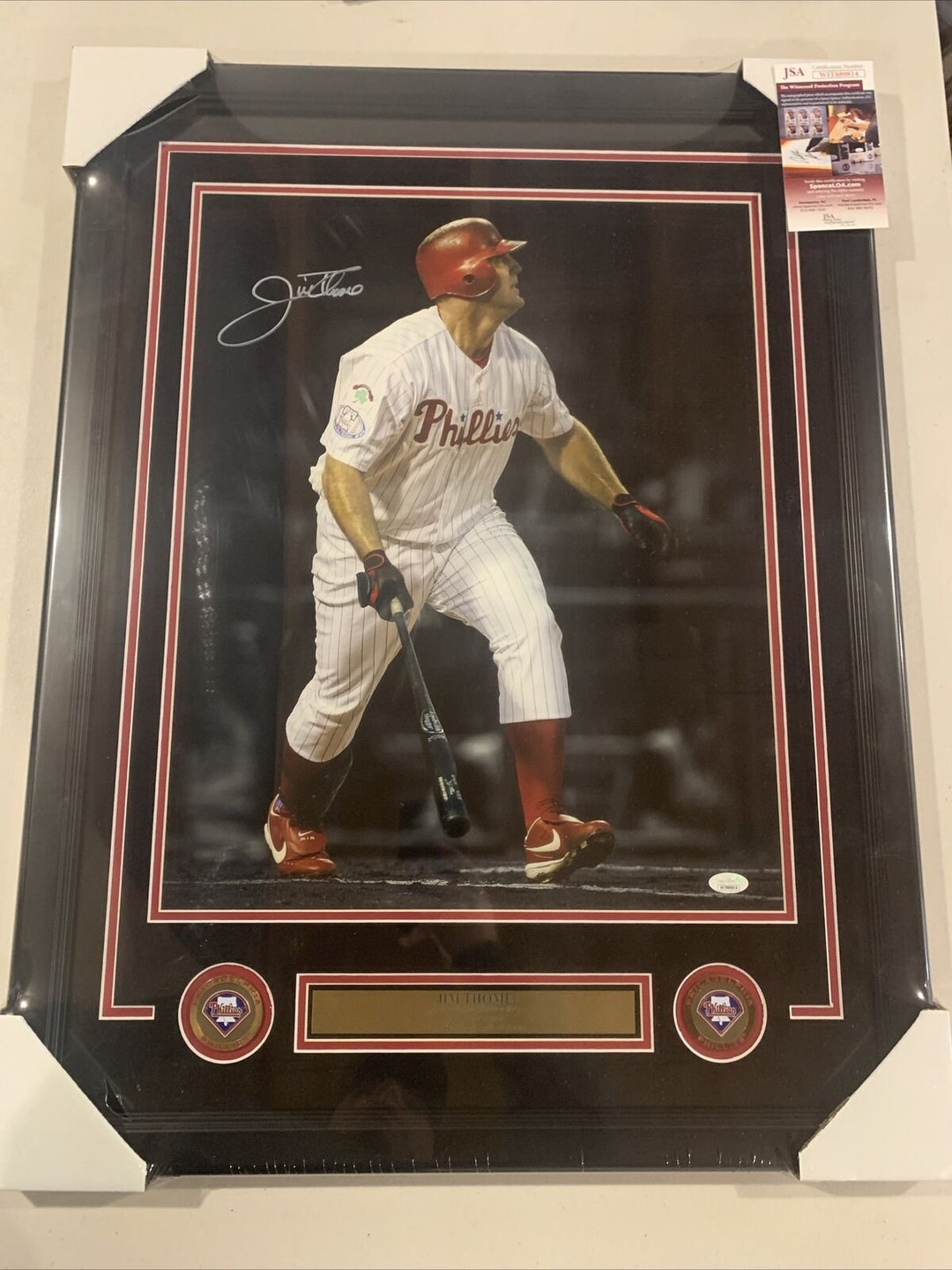 Jim Thome Autograph Signed Philadelphia Phillies 16x20 Spotlight Photo ...