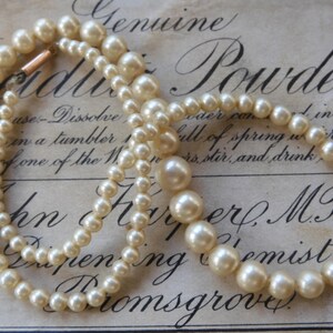 Lovely Vintage 1950s CIRO Pearl Single Strand Necklace With 9ct Gold ...