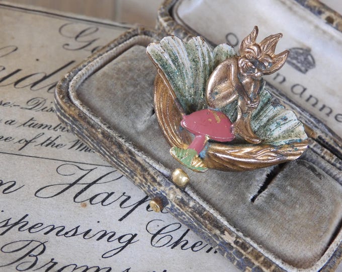 Fabulous Art Deco 1930s Cornish PIXIE Gilt Gold Brooch Lucky Pixie - Etsy