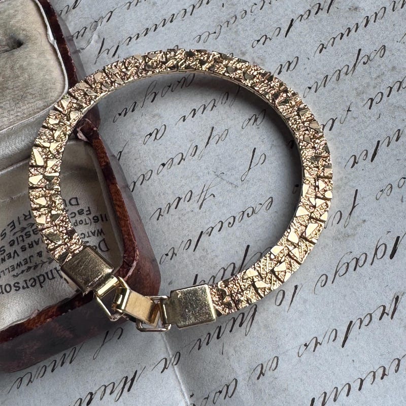 Antique 18ct Gold Bracelet - Etsy