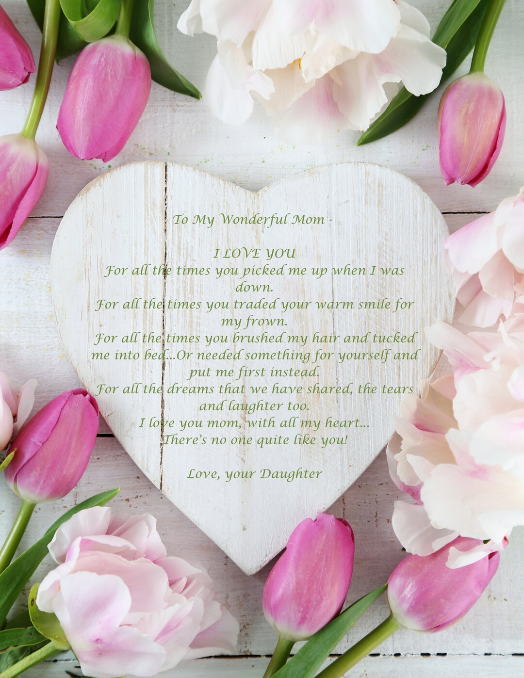 Mother's Day - Heart - Etsy