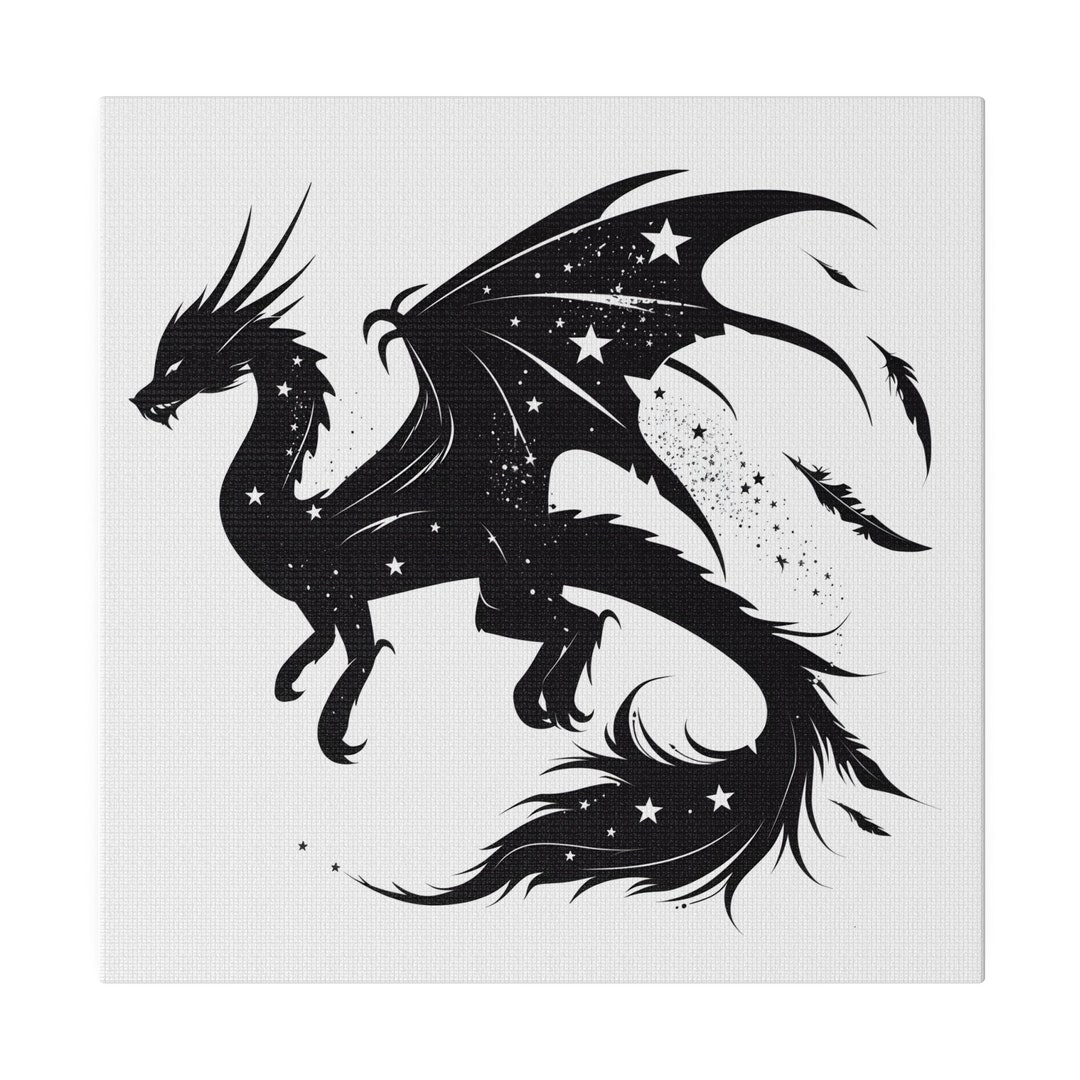 Feathered Star Dragon Mythical Creature Lover Gift Galaxy Star Dragon ...