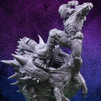 Doom Diorama, Doom Eternal Collectible Statue, Doom Slayer Devil Hunter ...