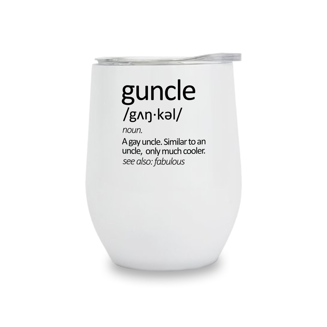 Insulated Wine Tumbler-guncle - Etsy