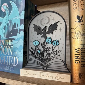 Iridescent Fantasy Reader Bookshelf Sign; Bookish Fantasy Decor - Etsy