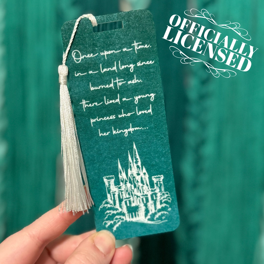Officially Licensed Once Upon a Time Throne of Glass Bookmark; Kindom ...
