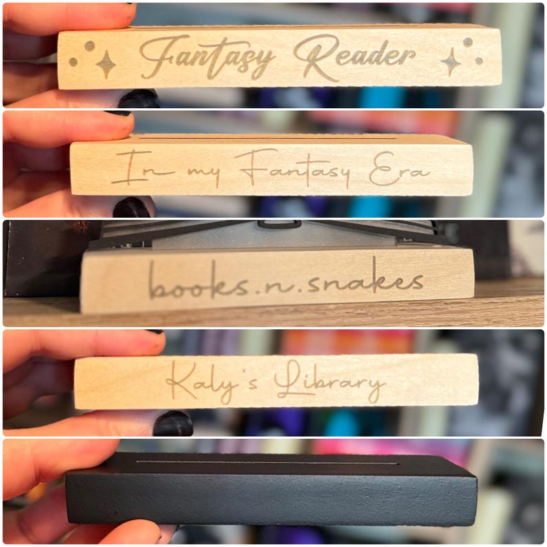 Iridescent Fantasy Reader Bookshelf Sign; Bookish Fantasy Decor - Etsy
