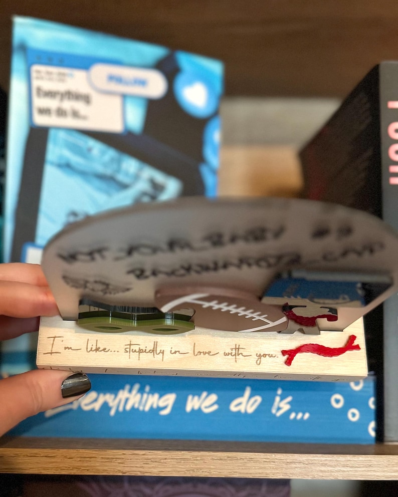 Officially Licensed for the Fans Kyvie Bookshelf Sign; MM Romance Decor ...