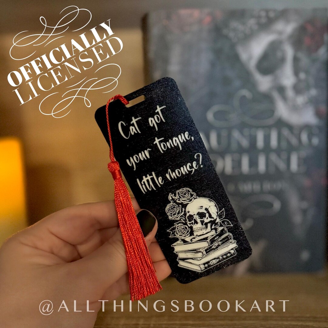 Officially Licensed Haunting Adeline Bookmark; Dark Romance Decor; Cat ...