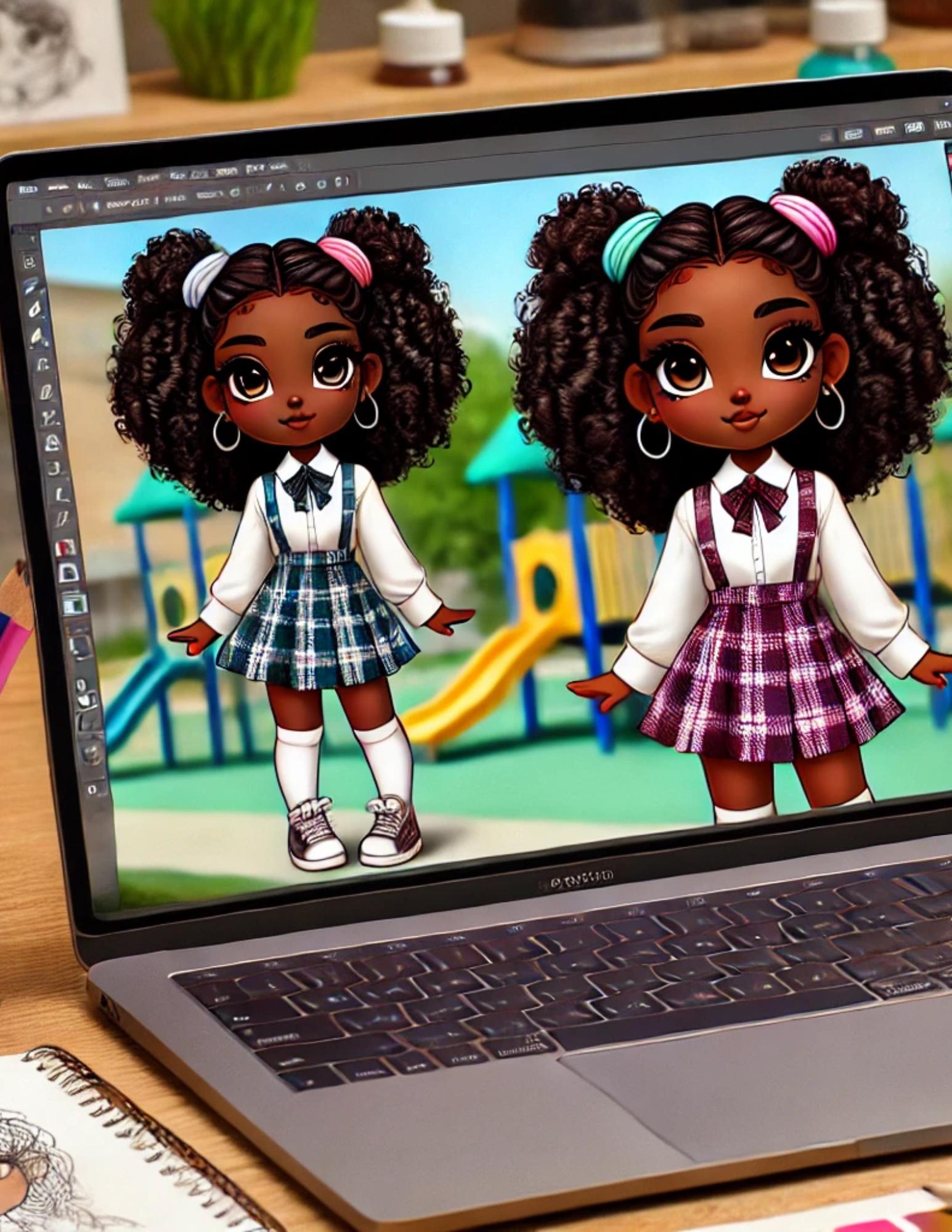 Back to School Chibis AI Art Prompt Guide Create Your Own Cute Chibi ...