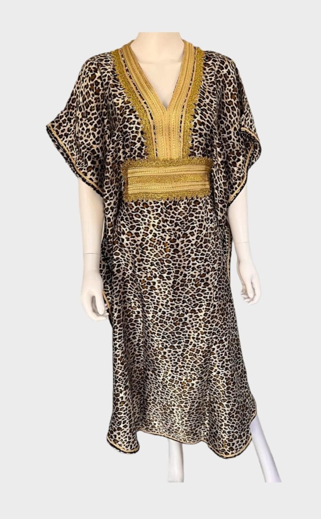 Moroccan Gandoura, Standard Size, Butterfly / Abaya Women's Clothing ...
