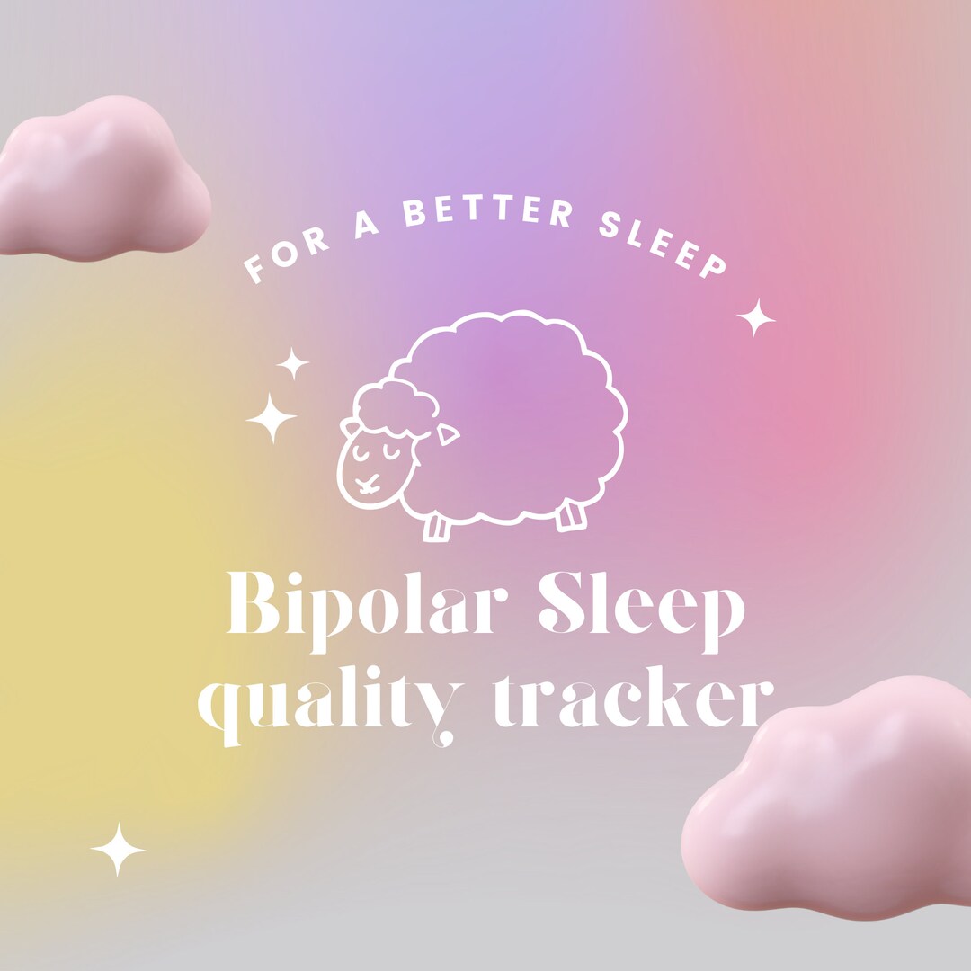 Bipolar Sleep Quality Tracker Daily Sleep & Medication Journal Mental ...