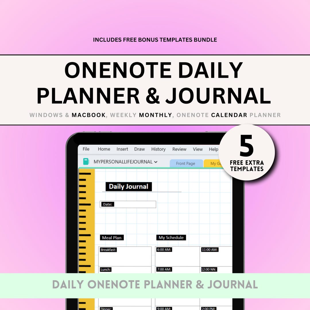 Onenote Templates, Meal Planner Templates, Fitness Planner, Workout ...