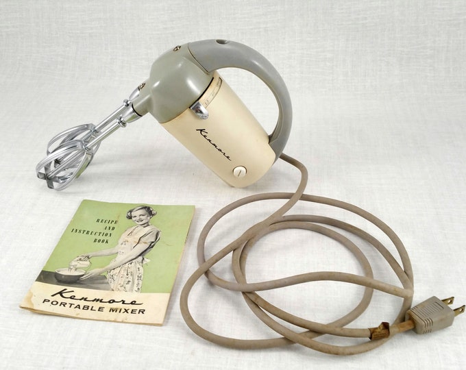 Vintage Kenmore Portable Mixer Model 400.8298 Sears Roebuck and Co ...