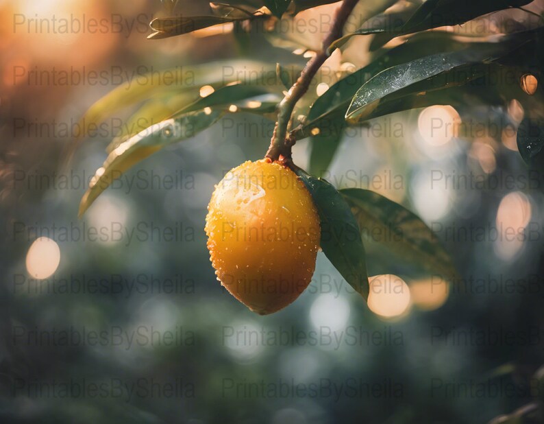 Mango Watercolor Art Print, Mango Kitchen Decor, Fresh Mango Wall Art ...