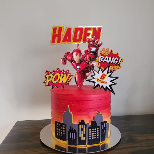 Iron Man Birthday Party Decorations - Etsy