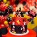 Cute -mouse- Mickey and Minnie Pink Cake Topper Birthday. - Etsy