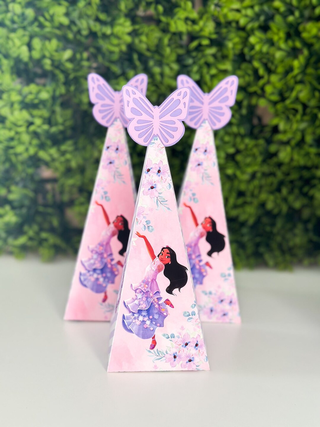 Isabella Miracle Family Party Favors Boxes - Cone Box - Pyramid Slim ...