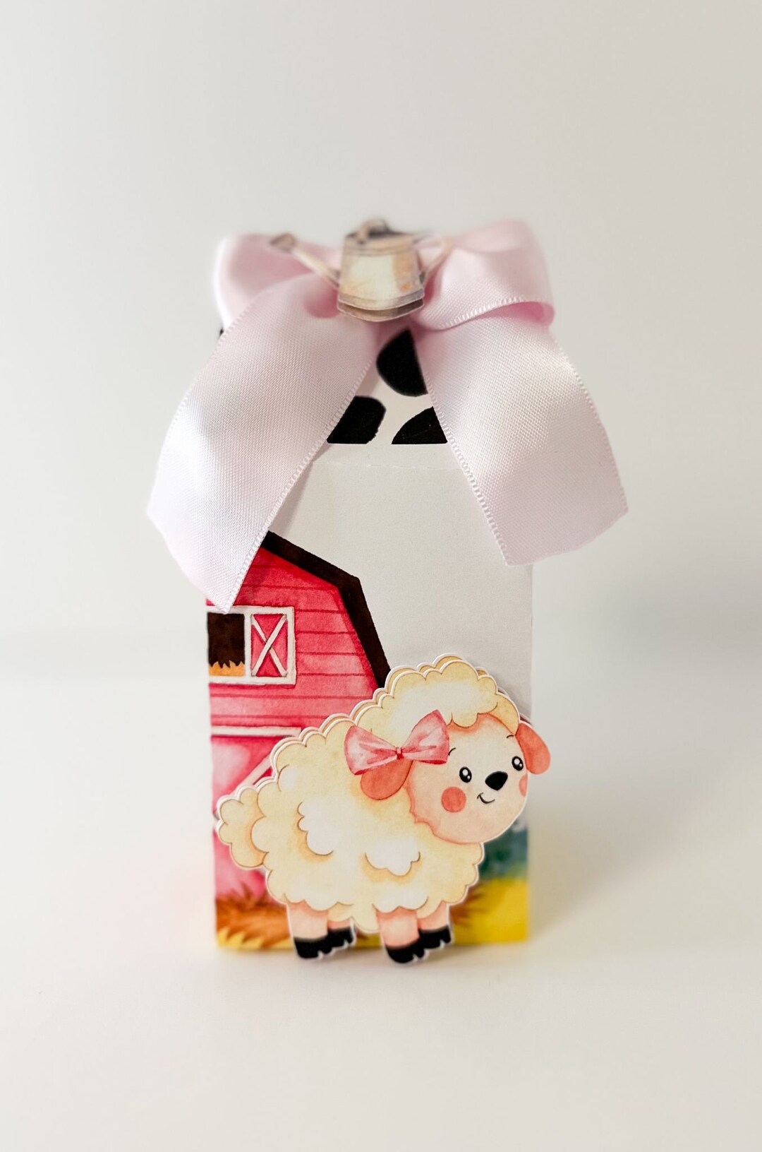 Farm Girl - Milk Box - Party Favors Birthday. - Etsy