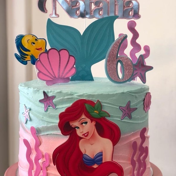 Ariel Cake Topper - Etsy
