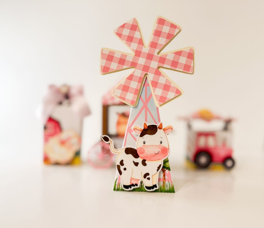 Farm Girl - Party Favors Boxes - Cone Box - Pyramid Slim Box - Birthday ...