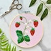 PDF Hand Embroidery Pattern- Strawberry Design With Printable Step by ...