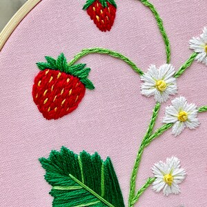 PDF Hand Embroidery Pattern- Strawberry Design With Printable Step by ...