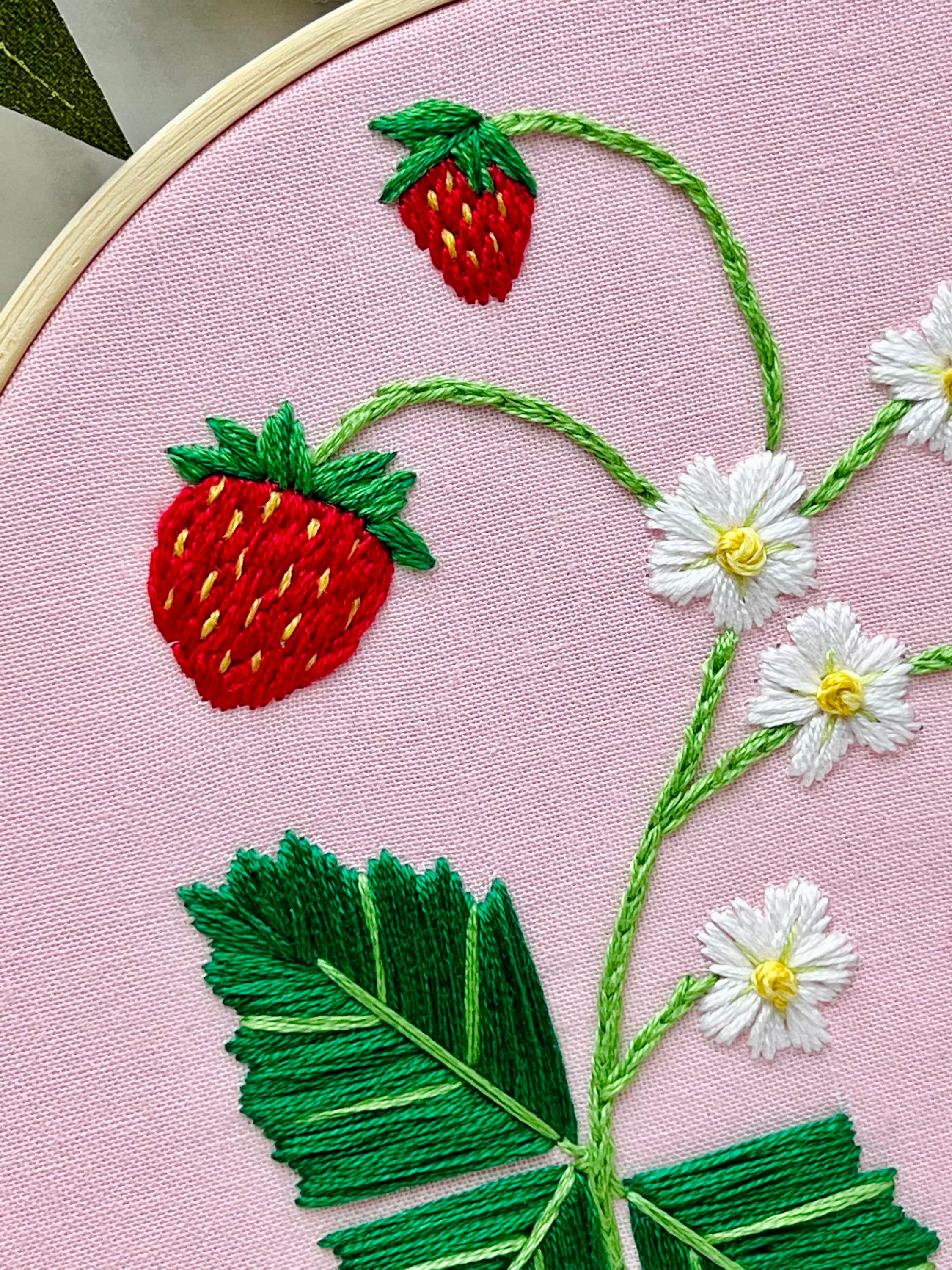 PDF Hand Embroidery Pattern- Strawberry Design With Printable Step by ...