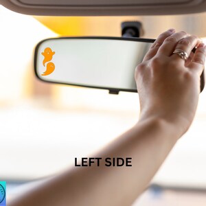 Ghost Decal, Mini Ghosts, Tiny Ghosts, Rearview Mirror Decal, Car Decal ...