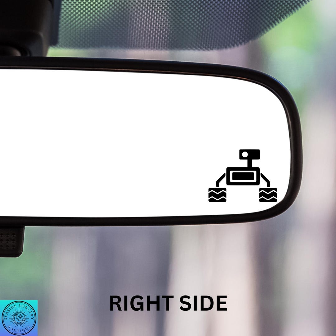 Space Rover Decal, Moon Rover, Mars Rover, Aeronautics, Rearview Mirror ...