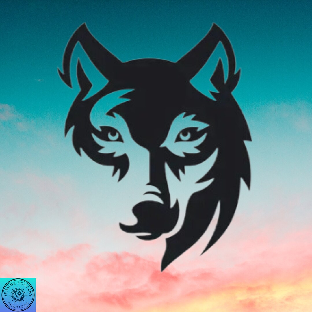 Wolf Decal, Wolf Face, Wildlife, Nature, Car Decal, Indoor/outdoor ...