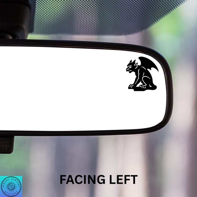 Gargoyle Decal, Mini Gargoyle, Mythological, Rearview Mirror Decal ...